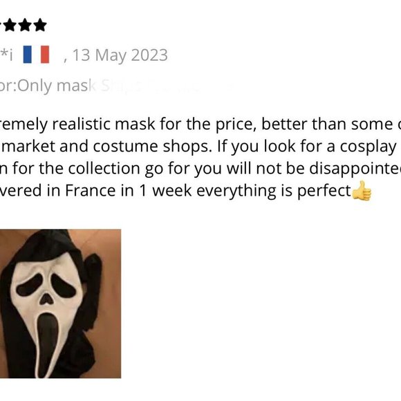 Holiday | Halloween Mask Demon Screaming Ghostface Mask Funny Death ...